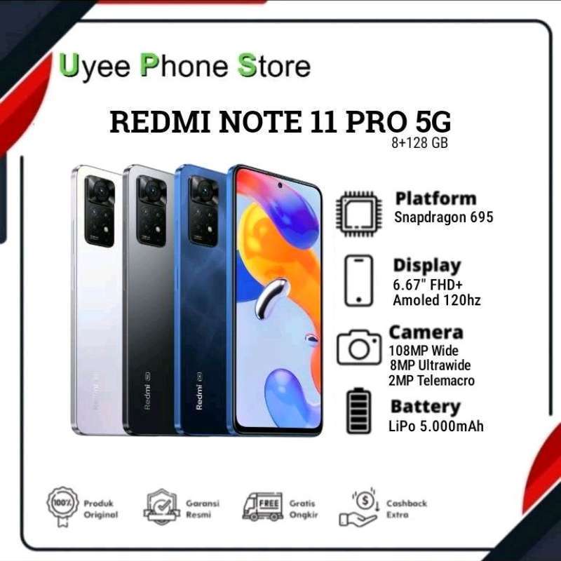 Jual Redmi Note 11 Pro 5G di Seller Era Jaya Cellular Tigaraksa ...