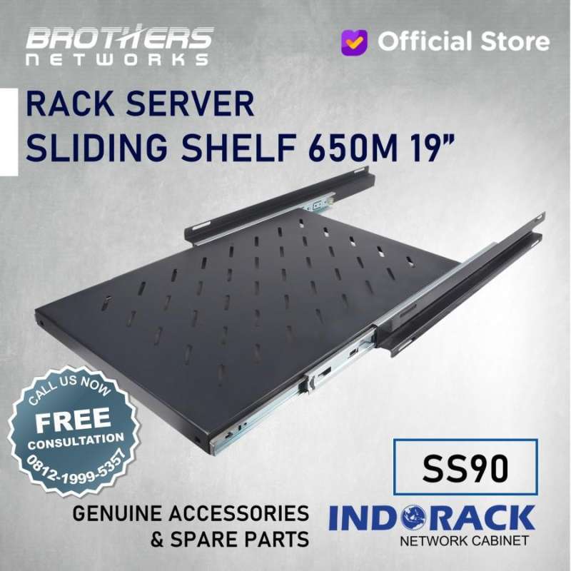 Jual SLIDING SHELF DEPTH 650MM SS90 - RACK ACCESSORIES RAK SERVER ...