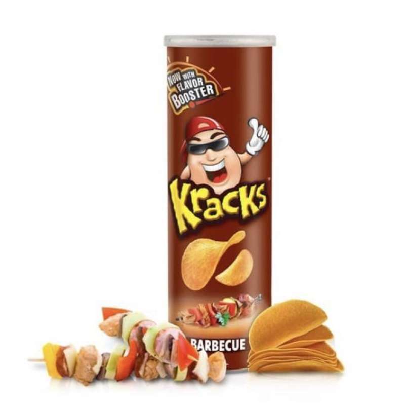 Jual Kracks Bbq Potato Chips 160g - Kracks Potato Crisps Bbq - Snack ...
