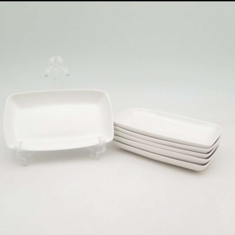 Promo piring saji persegi panjang 15 cm (6 pcs) di Seller Dhore Online ...