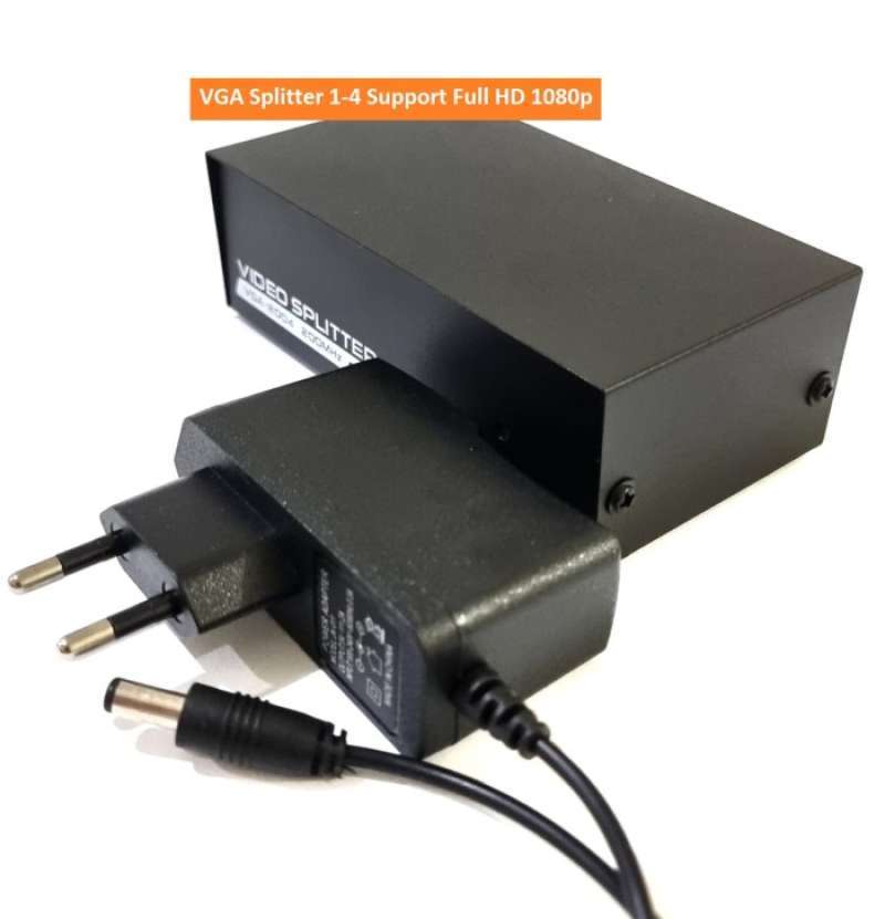 Promo Splitter Vga Display 4 Port Support High Resolution Diskon 15% di ...