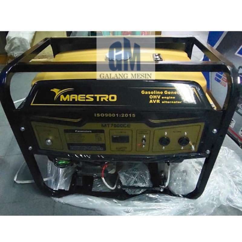 Jual Mesin Genset Listrik Bensin Maestro Mt7000ce Gasoline Generator 5000 W Di Seller Galang ...