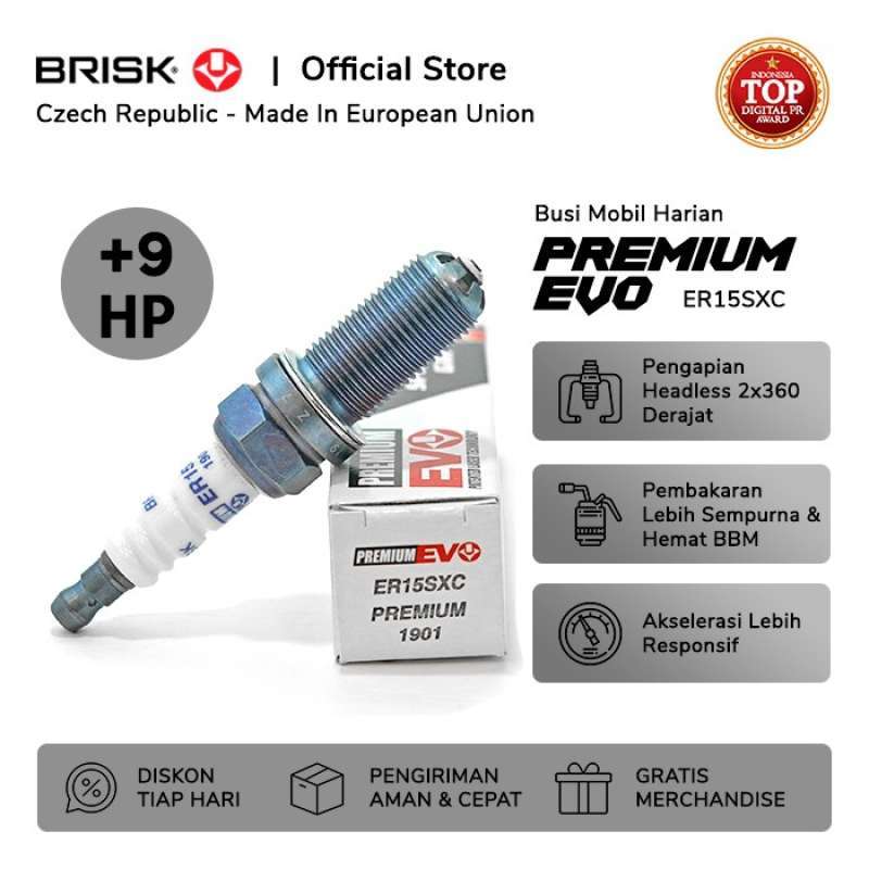 Jual BUSI MOBIL BRISK PREMIUM EVO ER15SXC di Seller Todaystore ...