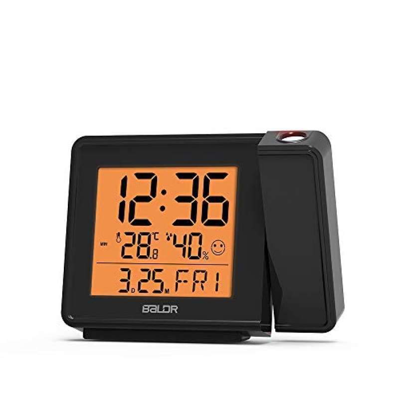 Jual BALDR Projection Alarm Clock - Atomic Clock Project Time on ...