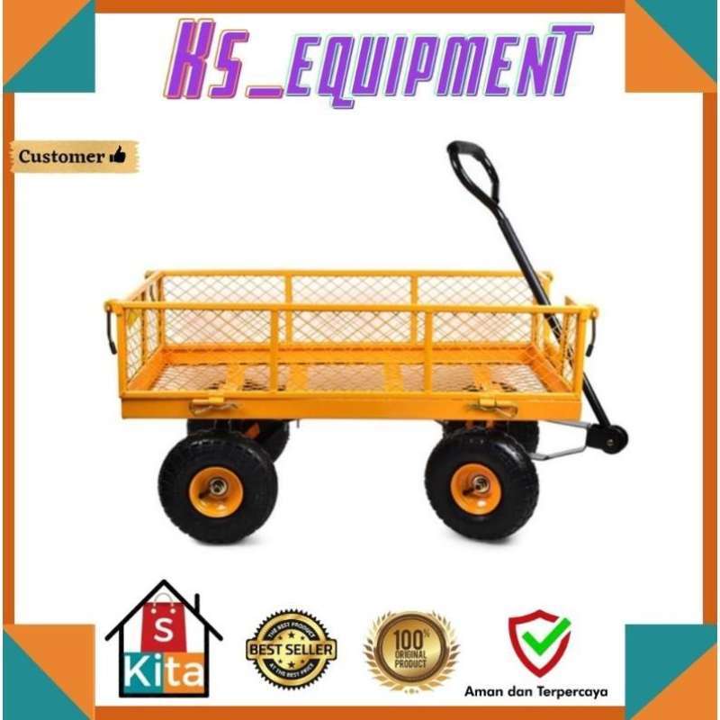 Jual Krisbow Troli barang 300 kg troli besi troli serbaguna di Seller ...