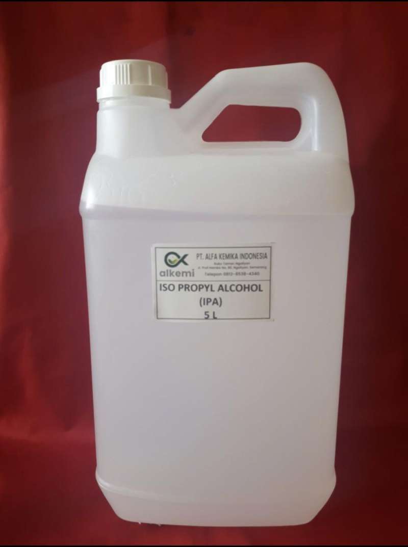 Jual Isopropyl Alcohol / Isopropil Alkohol / IPA MURNI 5 Liter di ...