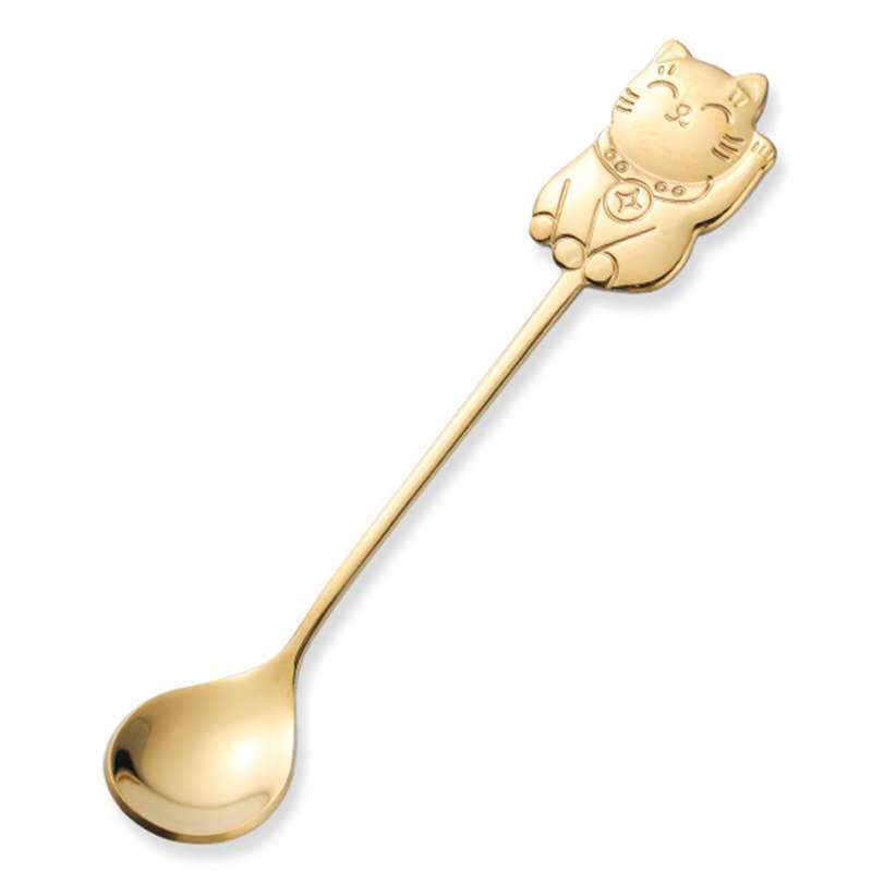 Jual Food Grade Coffee Spoon Thicken 304 Stainless Steel Ergonomic ...