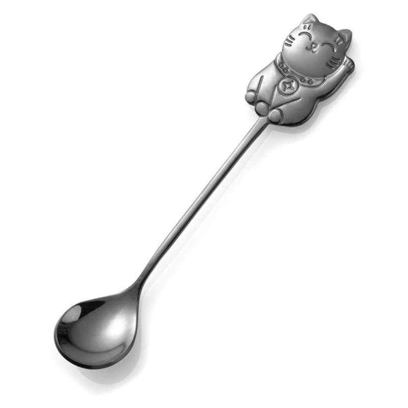 Jual Food Grade Coffee Spoon Thicken 304 Stainless Steel Ergonomic ...