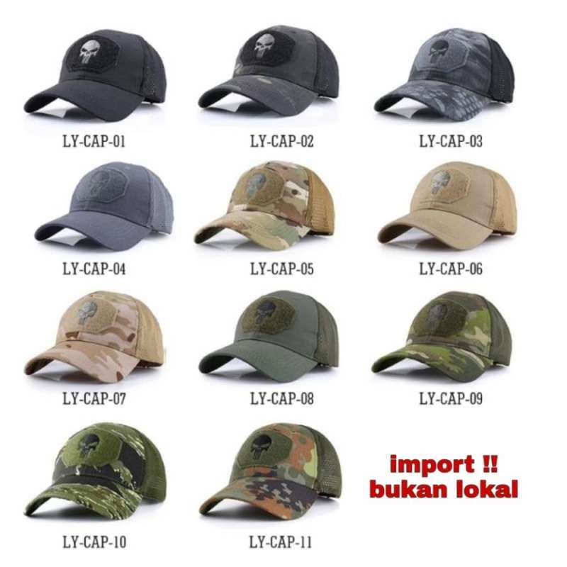 Jual topi punisher tactical premium cap tactical di Seller Jovana Combat - Simpang Selayang ...
