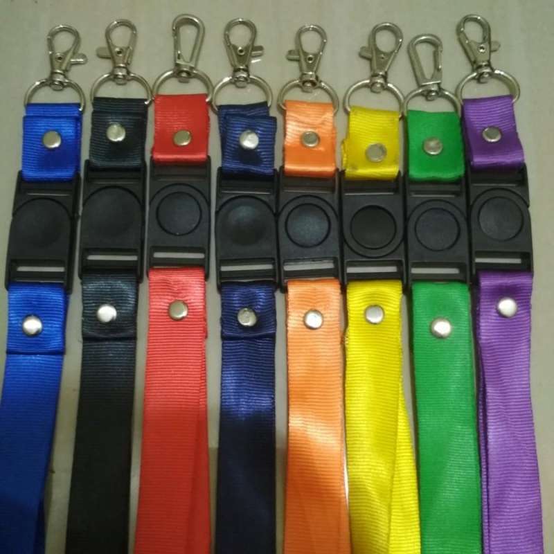 Jual Tali ID Card Tali Name Tag Polos Lebar 2cm Kwalitas Bagus di ...