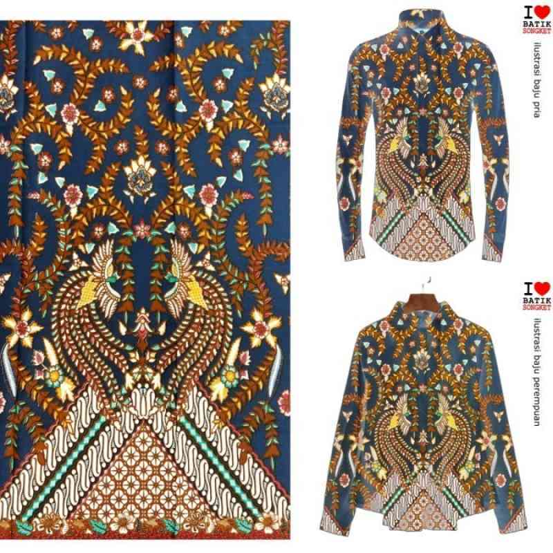 Promo Katun Iwan Tirta Print Kombinasi Motif 23 Batik Harimau Macan