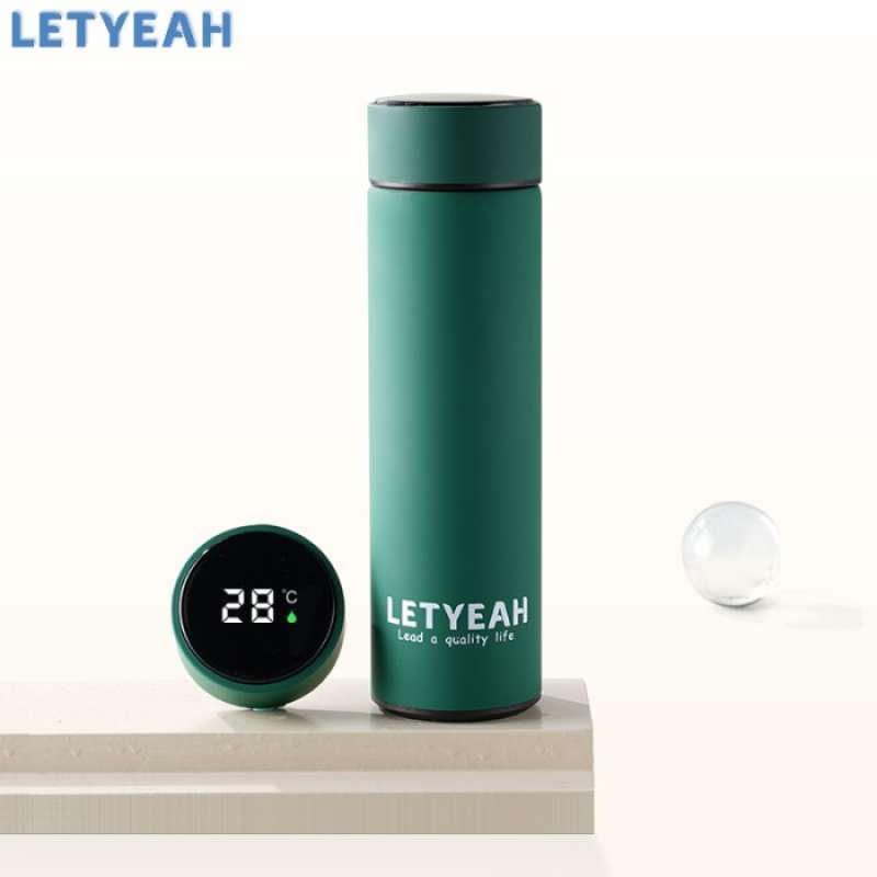 Jual Letyeah 500Ml Termos Stainles/ Botol Minum Termos Suhu Led Display ...