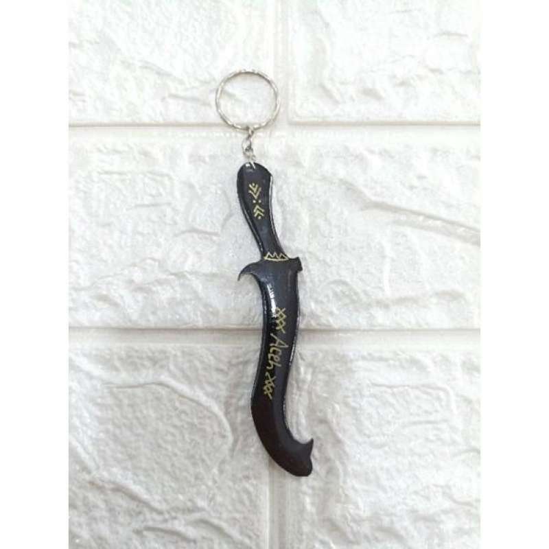 Jual Gantungan kunci souvenir motif rencong khas Aceh di Seller Aceh ...