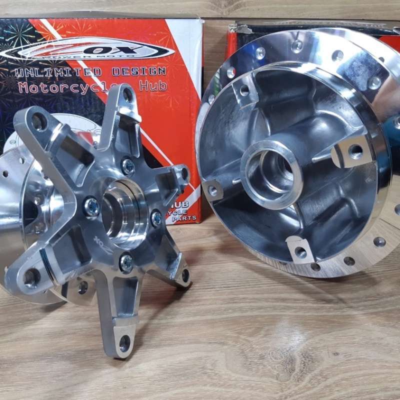 Jual TROMOL SET ZOX SUPRA GTR DEPAN BELAKANG WARNA CHROME PEMASANGAN ...