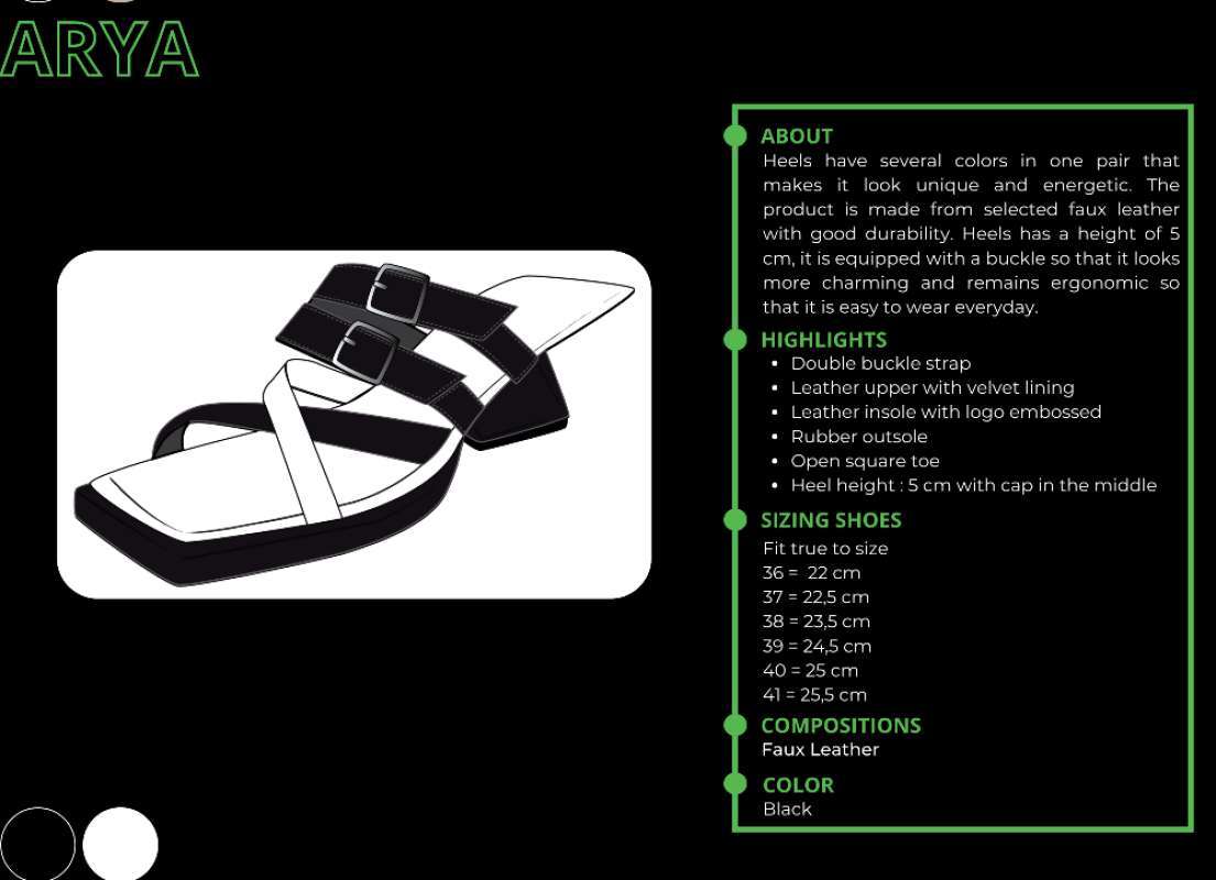 Jual Erigo X Heels Arya Black di Seller Erigo Official Store - Erigo ...