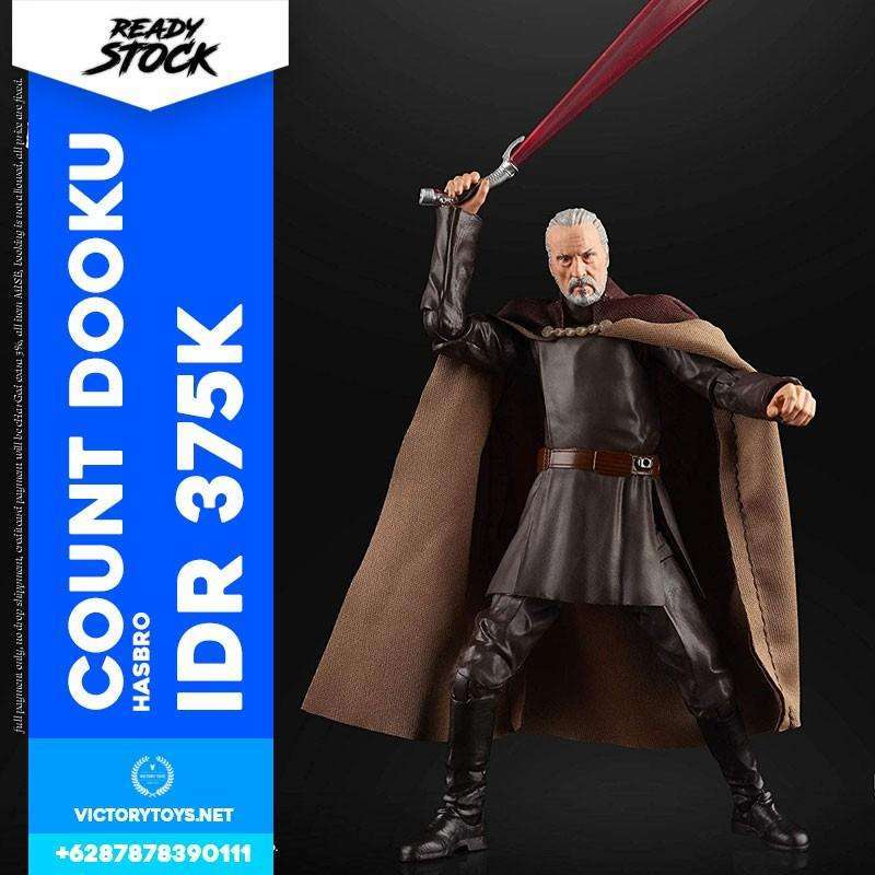 Jual STAR WARS THE BLACK SERIES COUNT DOOKU By Hasbro di Seller Victory ...