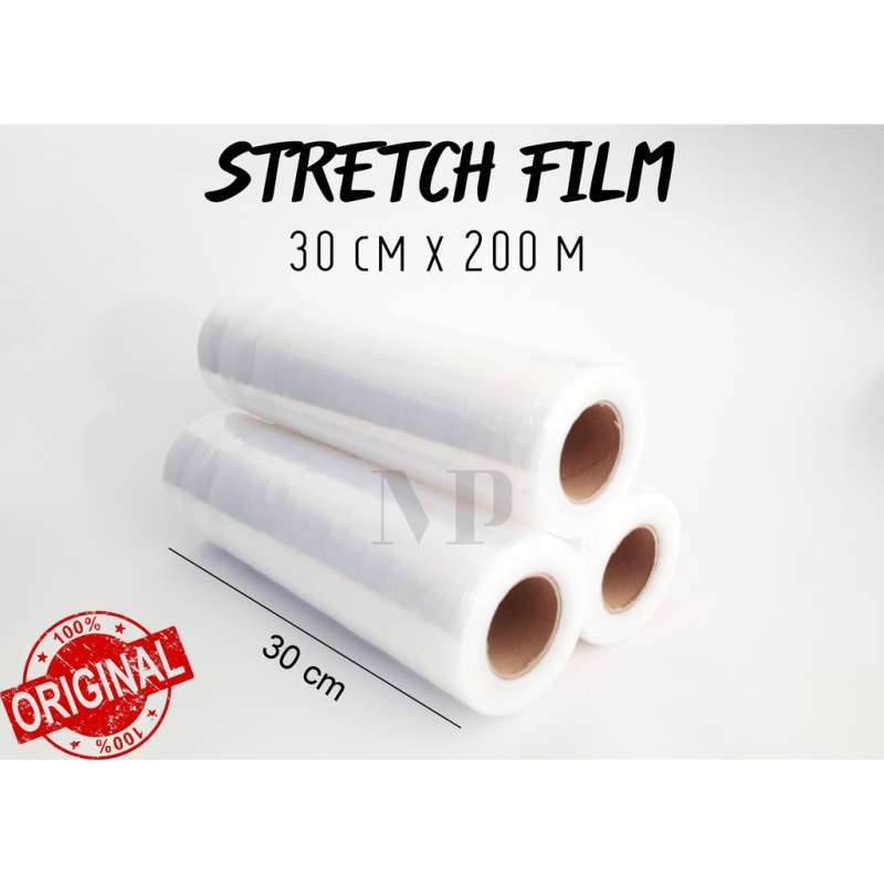 Jual Stretch Film 30cm x 200m Plastik Wrapping Bening Plastic Wrap Packing Online Shop Bungkus ...