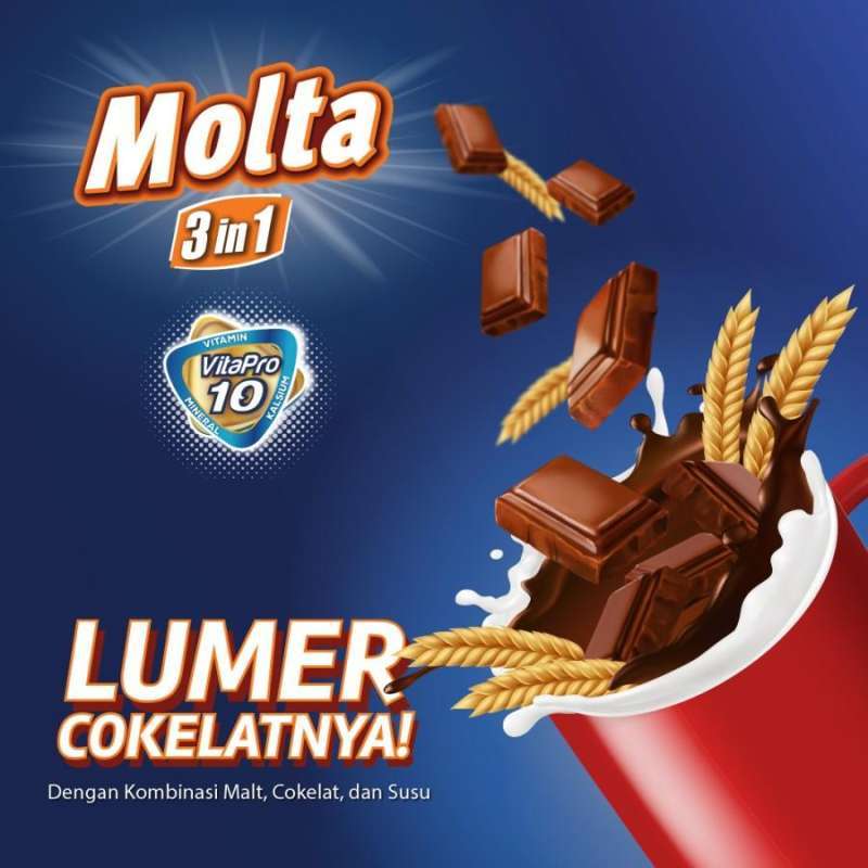 Jual Molta 3in1 Susu Cokelat Malt Pouch 800g Di Seller Etika Beverages ...