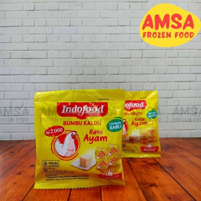Jual Indofood Kaldu Ayam 20 gr isi 5 cube di Seller AMSA FROZEN FOOD ...