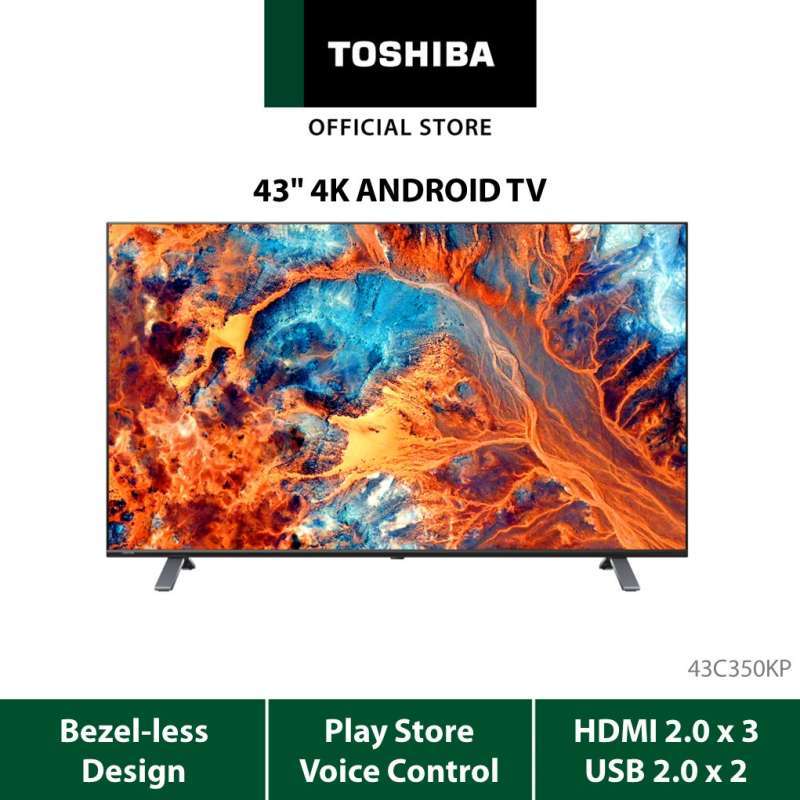 Jual TOSHIBA TVMI - 43 Inch Android UHD 4K 43C350 / 43C350KP di Seller ...