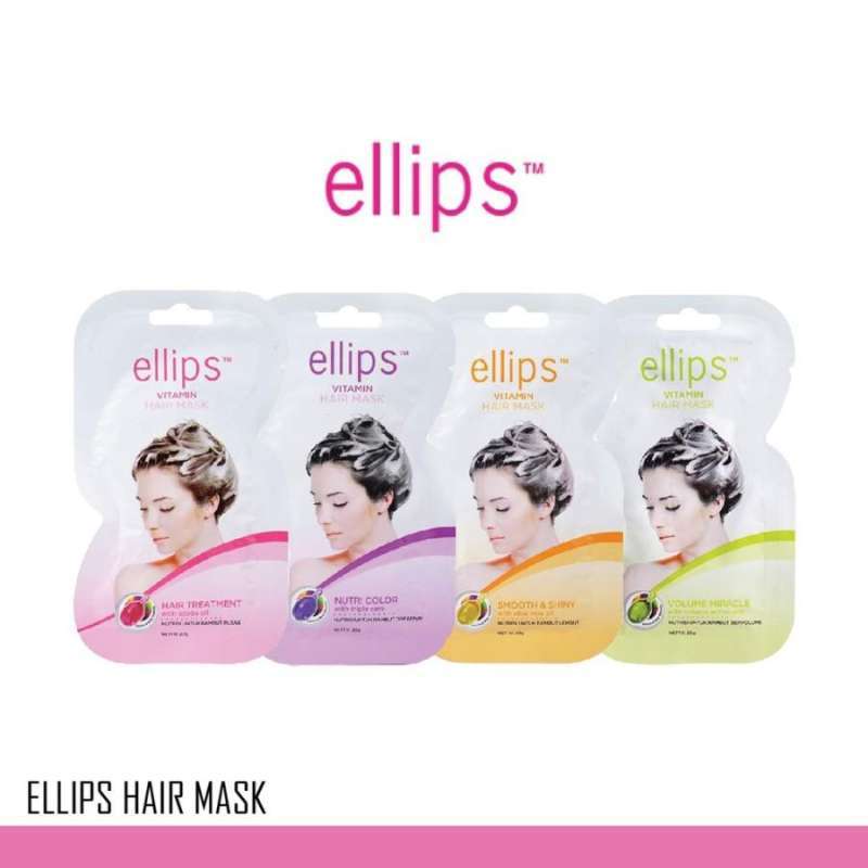 Jual Ellips Hair Mask 20 gr - Pink di Seller Grab n Shop - Gemurung ...