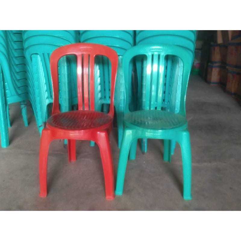 Jual Napoly Big 101 Kursi Plastik Warna Merah Dan Hijau Kursi Senderan ...