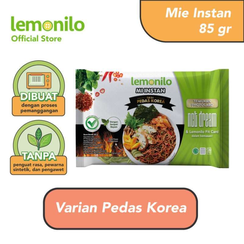 Promo WHS - Lemonilo x NCT DREAM Mie Instan Rasa Pedas Korea [1 PCS ...