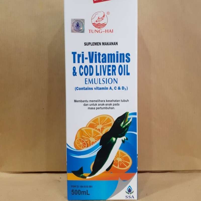 Jual Tunghai Tri Vitamins & Cod Liver Oil Emulsion Di Seller T. O. P. J ...