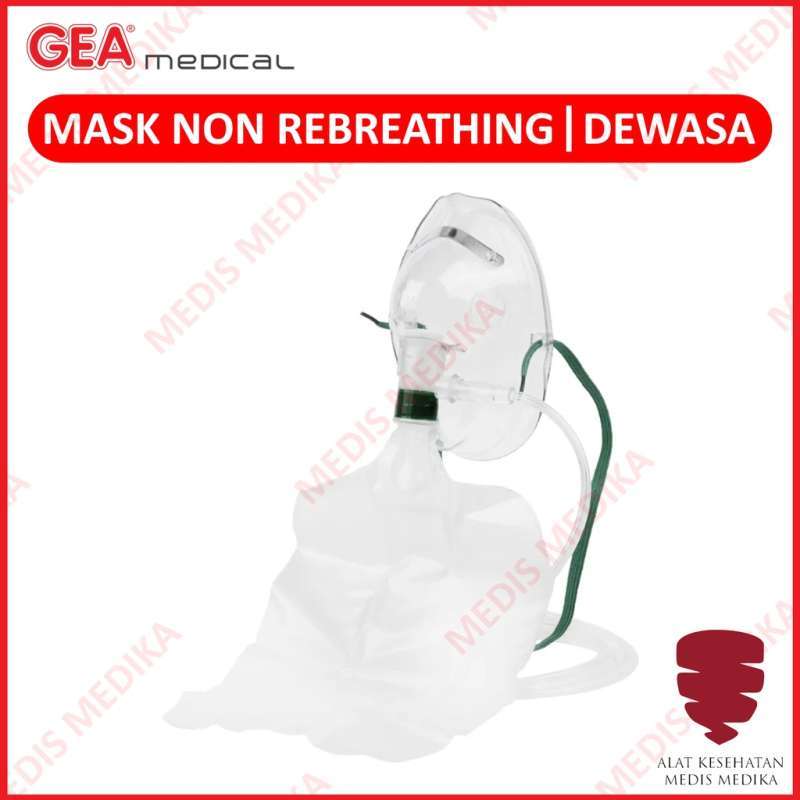 Gea Masker Oksigen Non Rebreathing Mask Lengkap Harga Terbaru Februari ...