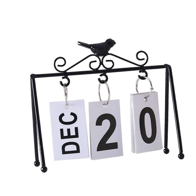 Promo Desk Calendar, Flip Calendar Perpetual Desktop Calendar for ...