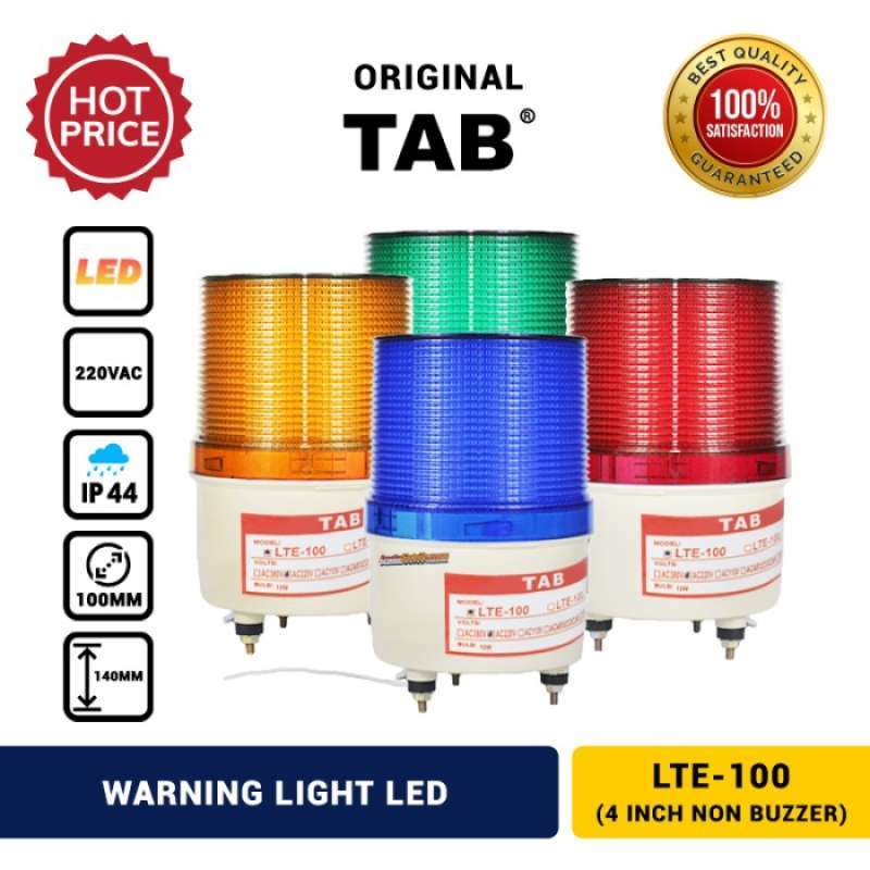 Jual Lampu Led Warning Light Rotary 4 Inch Tab 220Vac di Seller Mita ...