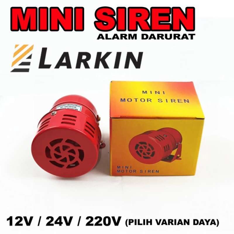 Promo Sirine /Siren Alarm 12v/24v/220v / Sirene Motor Sound LARKIN - AC ...