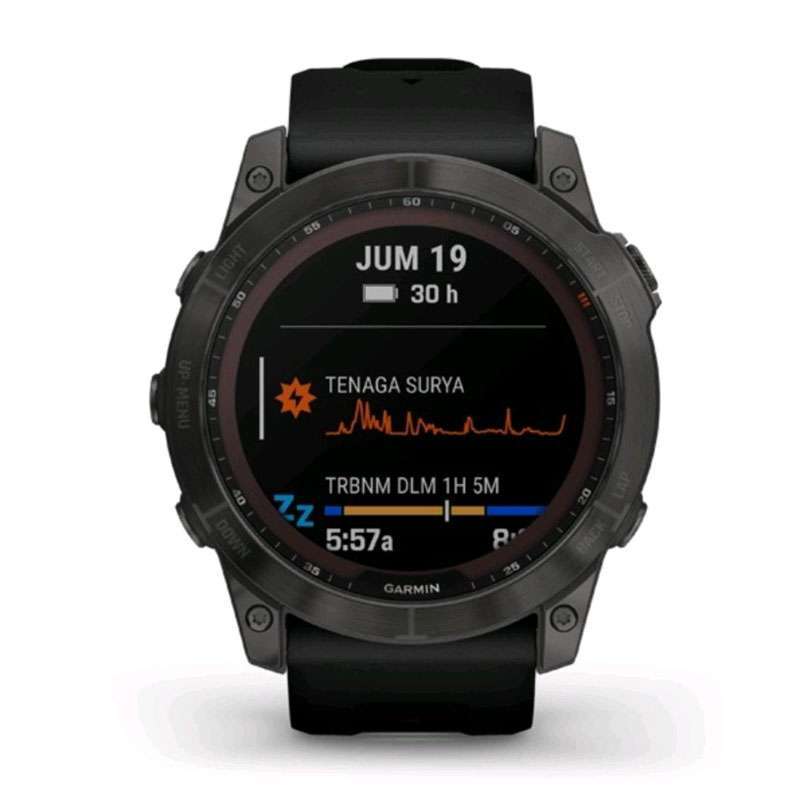 Promo JAM TANGAN GARMIN SMARTWATCH PRIA FENIX 7X SAPH CARBON GRAY ...