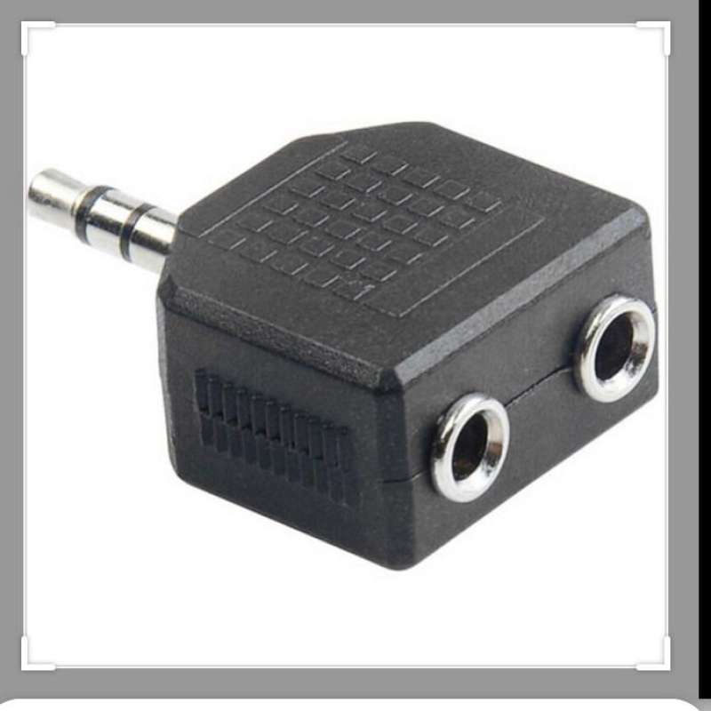 Jual jack mini aux male to 2 splitter di Seller diona elektronik ...