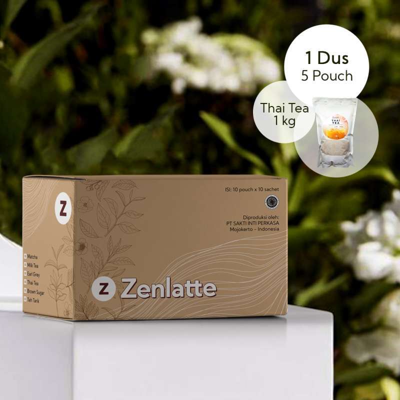 Jual Zenlatte Thai Tea Bag 1kg - 1 Karton di Seller Zenlatte Official ...