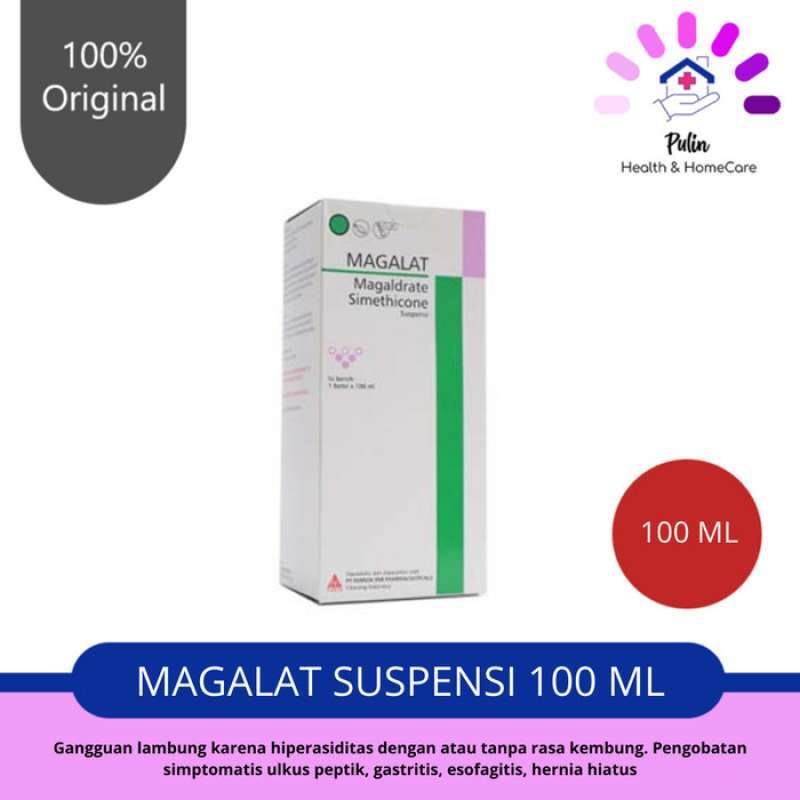 Jual Magalat Suspensi Syrup 100 ml / Obat Lambung di Seller ...