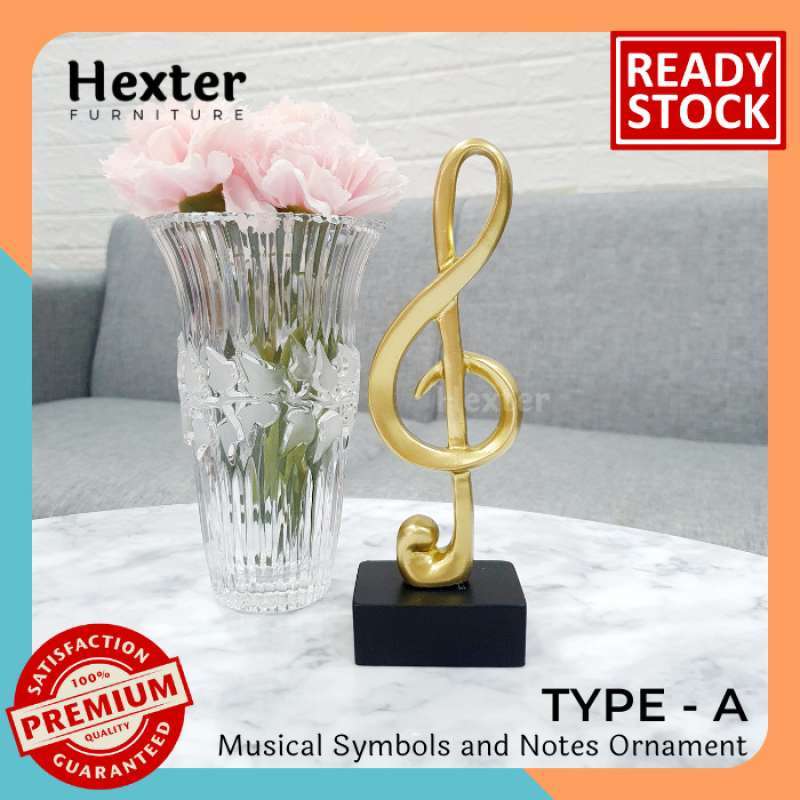 Jual Musical - Music Symbols Ornamen Dekorasi Patung Not Balok Simbol ...