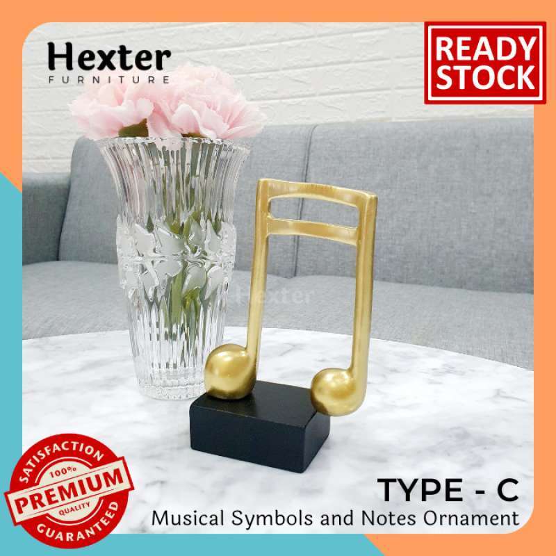 Jual Musical - Music Symbols Ornamen Dekorasi Patung Not Balok Simbol ...