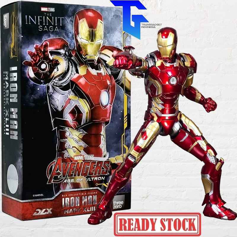 Jual ThreeZero x Marvel Studios The Infinity Saga Iron Man Mark 43 DLX ...