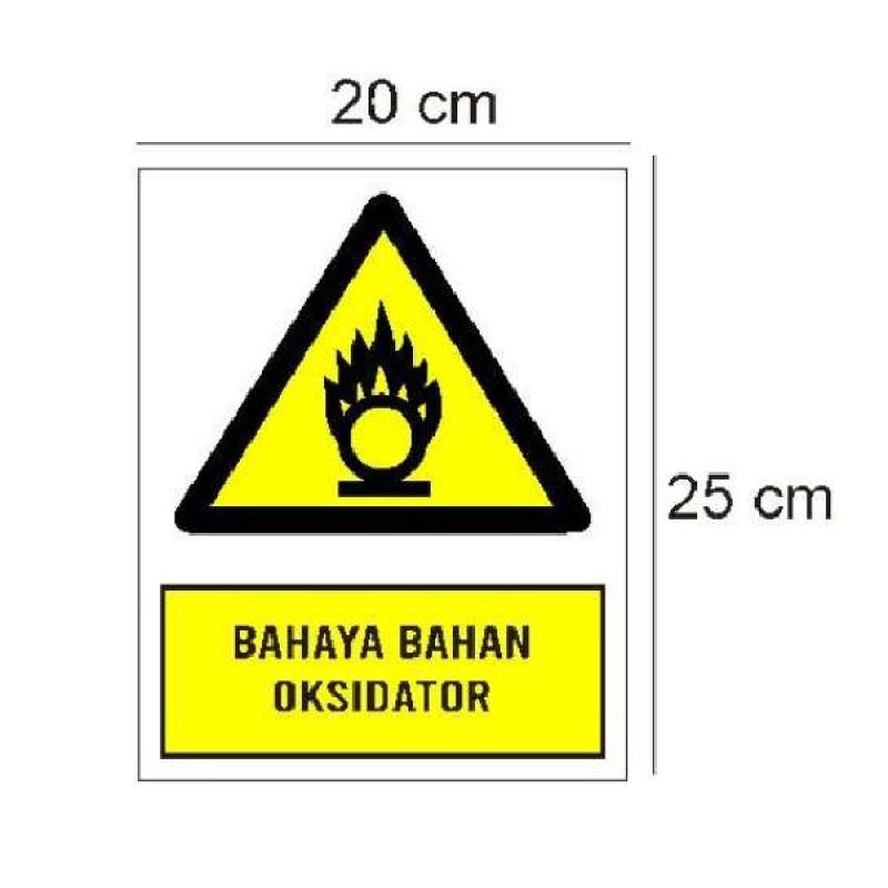 Jual Stiker Vinyl Himbauan Bahaya Oksidator Keselamatan Kerja Safety ... Jual Stiker Vinyl Himbauan Bahaya Oksidator Keselamatan Kerja Safety ...