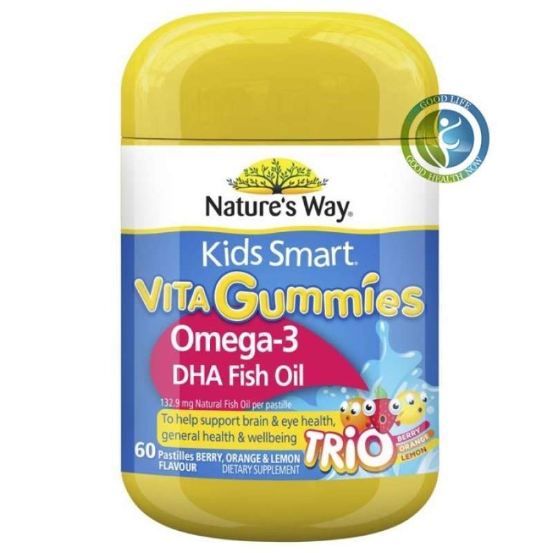 Promo (ORIGINAL) nature's way omega 3 fish oil trio berry orange ...