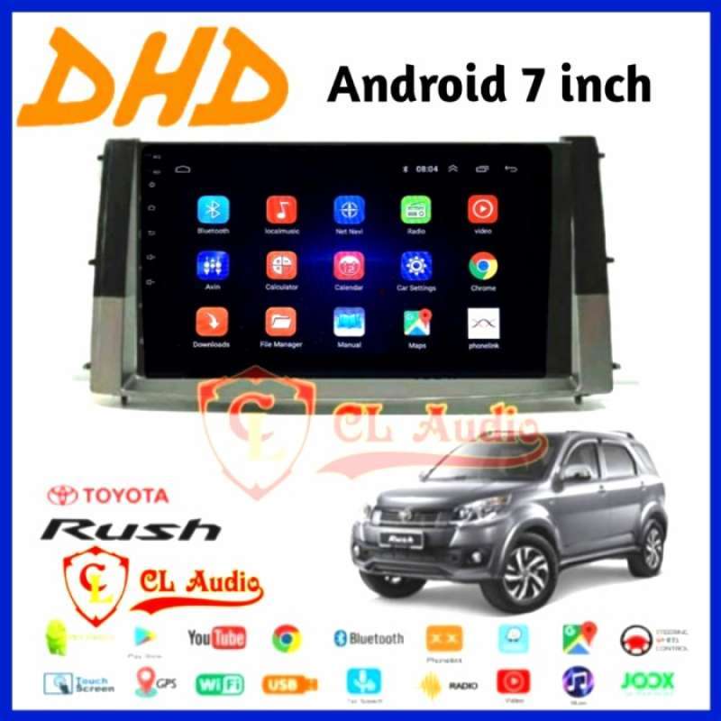 Jual Head unit Android 7 Inch OEM Rush Terios lama+Soket pnp di Seller ...