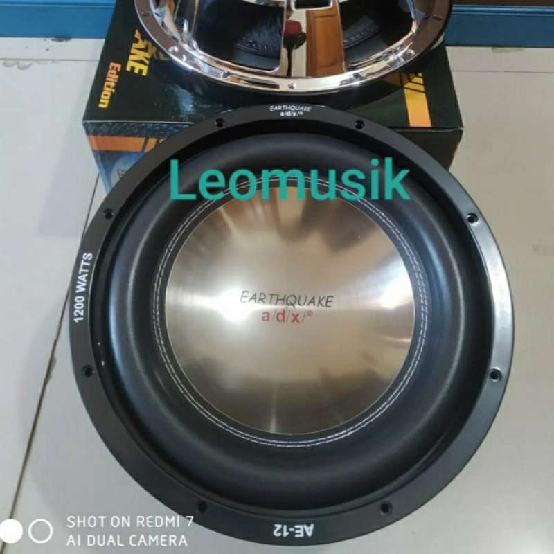 Promo SUBWOOFER MOBIL EARTHQUAKE ADX TYPE AE-12 (12 INCH) 1200W DOUBLE COIL Diskon 15% di Seller ...