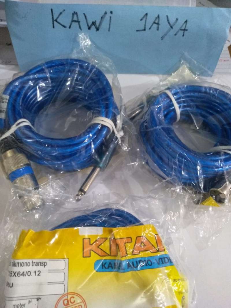 Promo KITANI Kabel Mic Mono Kabel Mix Transparan 5 Meter Diskon 13% di ...