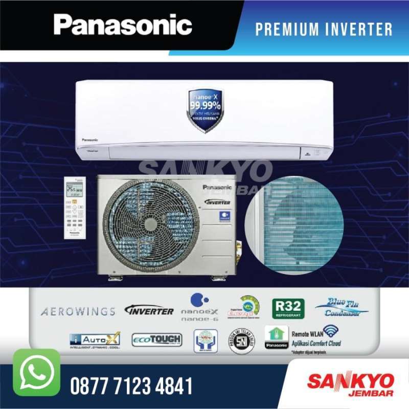 Jual AC PANASONIC ELITE INVERTER 1,5 PK CS/CU - VU13UKP di Seller SANKYO JEMBAR - Kampung Tengah ...