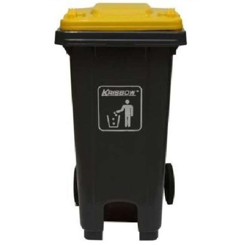 Jual Krisbow 240 Ltr Tempat Sampah Plastik - Abu-abu Di Seller ...