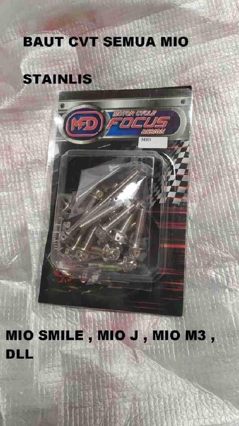 Jual BAUT CVT STAINLIS MATIC YAMAHA MIO XRIDE SEMUA MIO 110 - 125 di ...