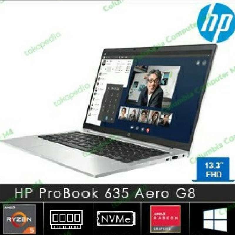Jual HP Probook 635 Aero G8 [Ryzen 5-5600 8GB 512GB 13,3 Win 10 Pro] di ...