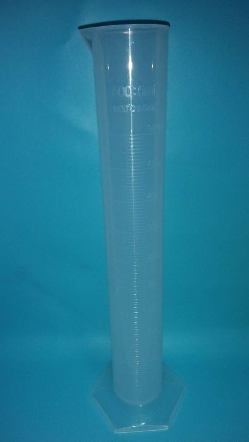 Jual Plastik Gelas Ukur/Tabung Ukur/Measuring Cylinder 500 ml produksi RRC - Multicolor di ...