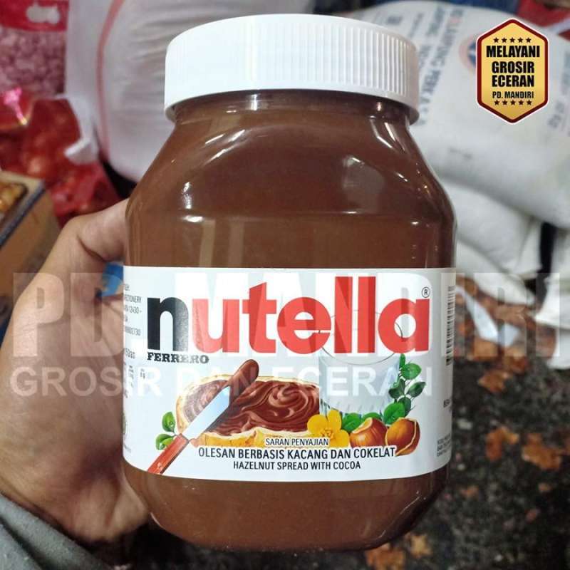 Jual NUTELLA SPREAD HAZELNUT 1 KG FERRERO OLESAN BERBASIS KACANG DAN ...